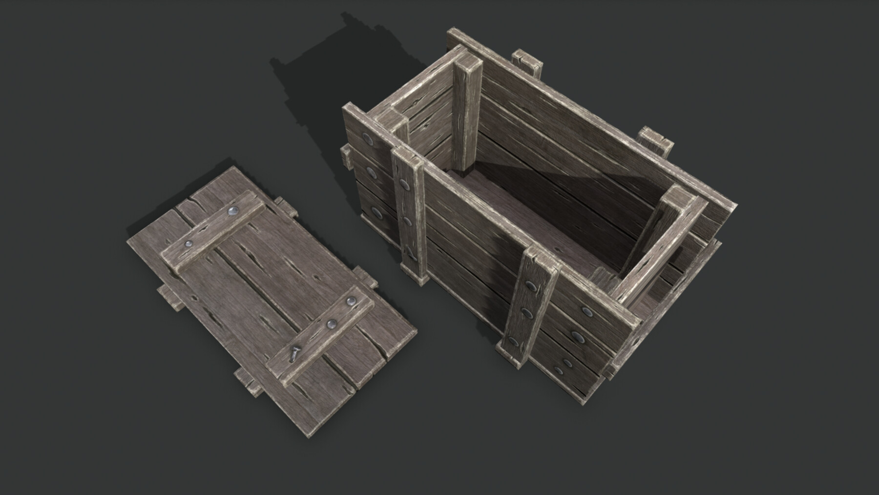 ArtStation - Wooden boxes | Game Assets