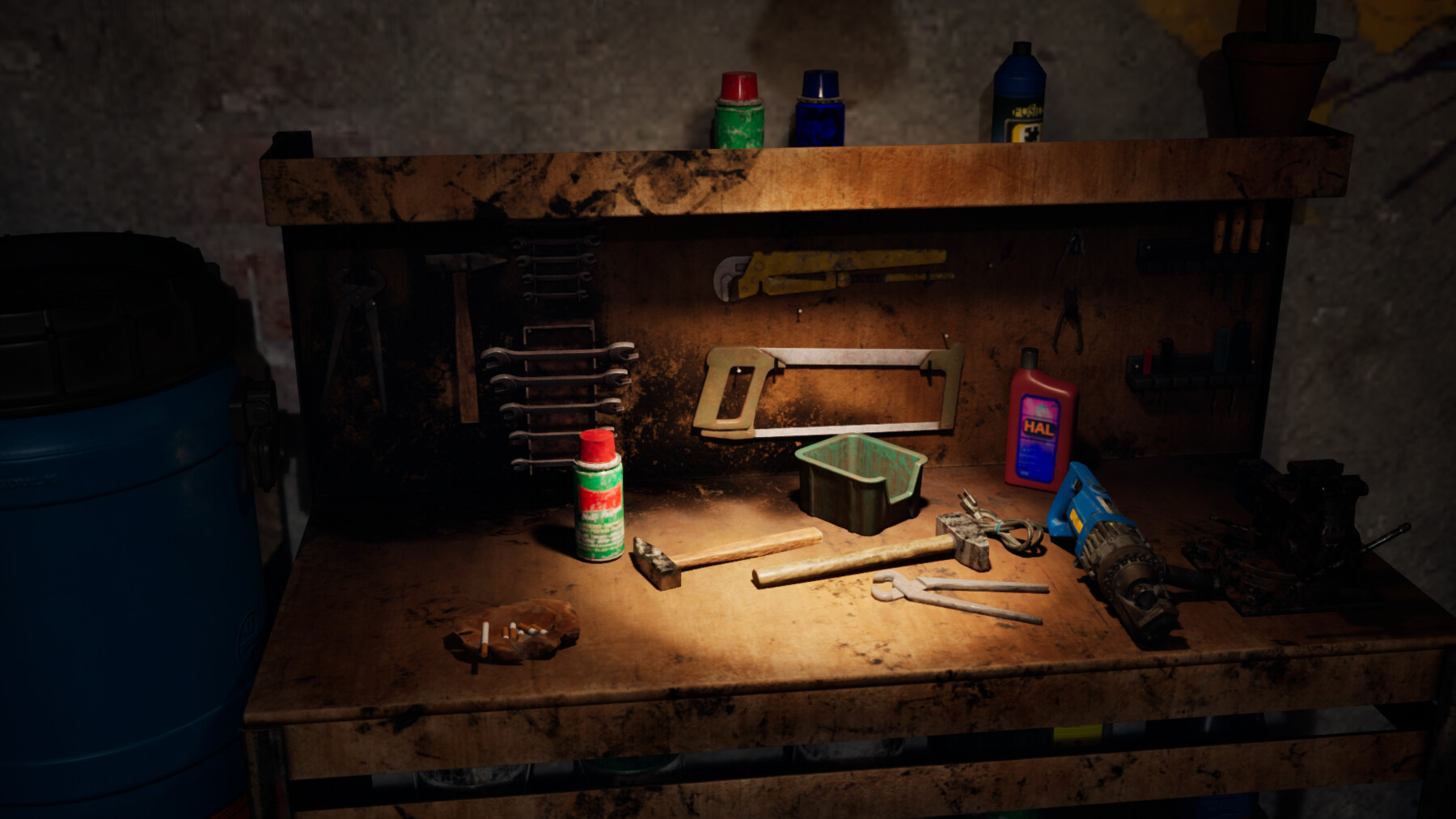 ArtStation - Game ready , assets for garage | Game Assets