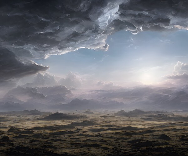 ArtStation - 700 + Alien sky vol 01 | Artworks