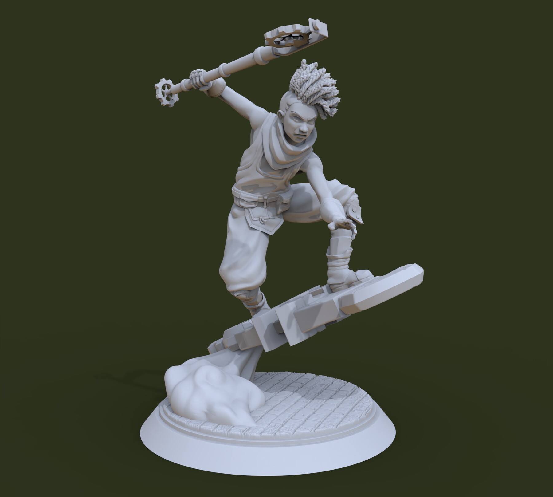 ArtStation - Ekko Arcane STL pre supported | Resources