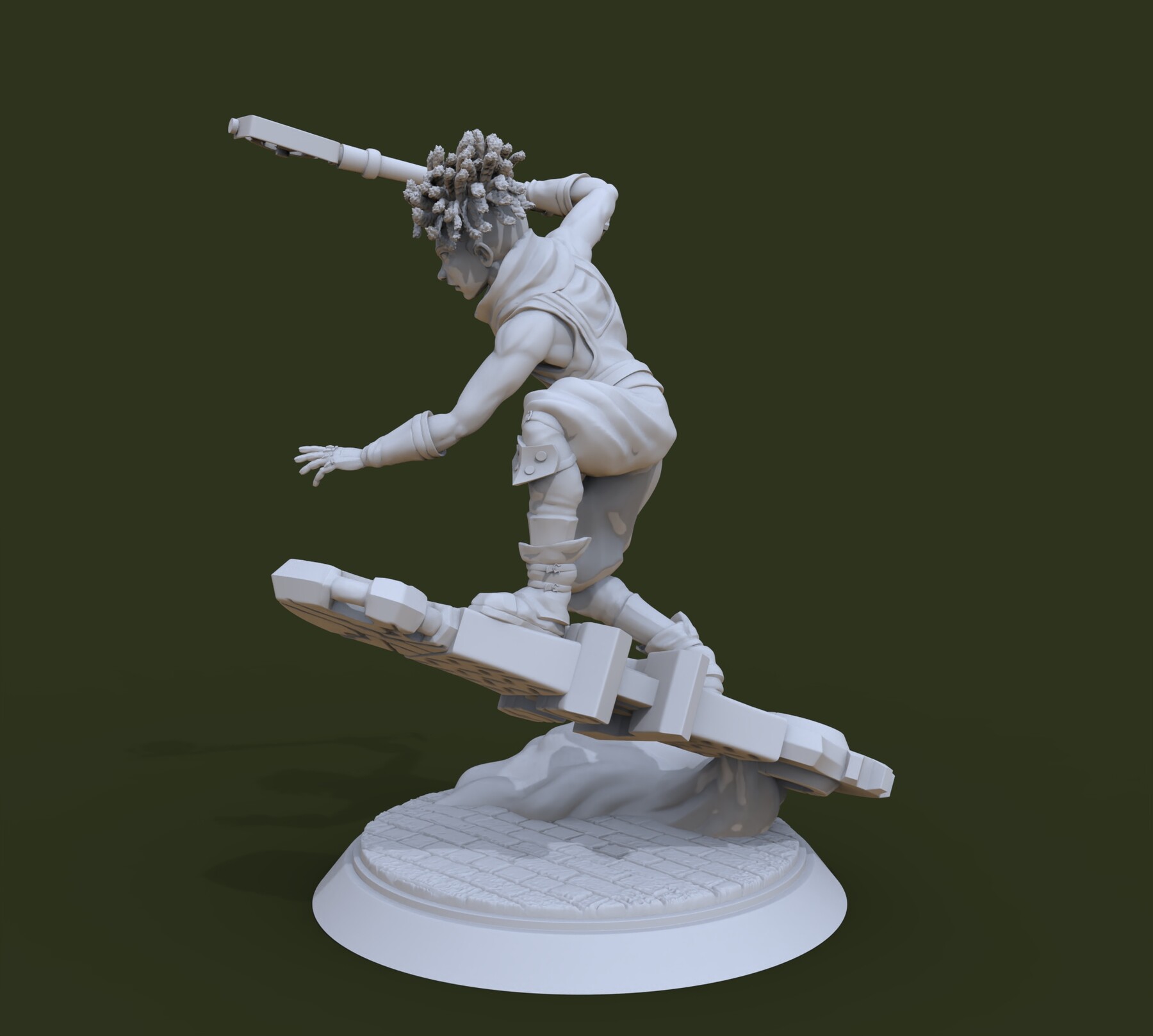 ArtStation - Ekko Arcane STL pre supported | Resources