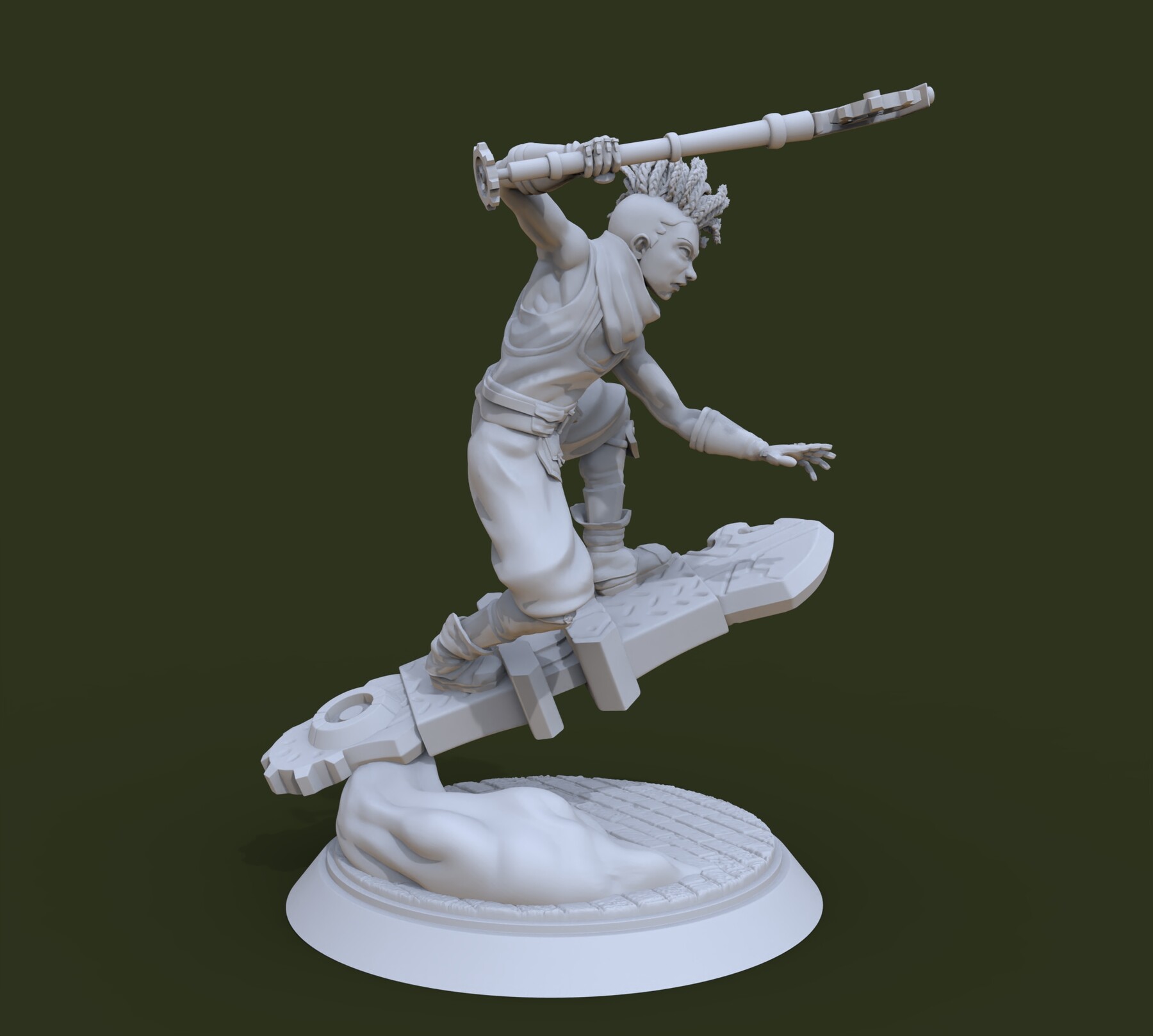 ArtStation - Ekko Arcane STL pre supported | Resources