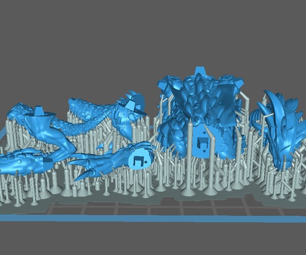 ArtStation - Classic occidental Dragon STL pre supported | Resources