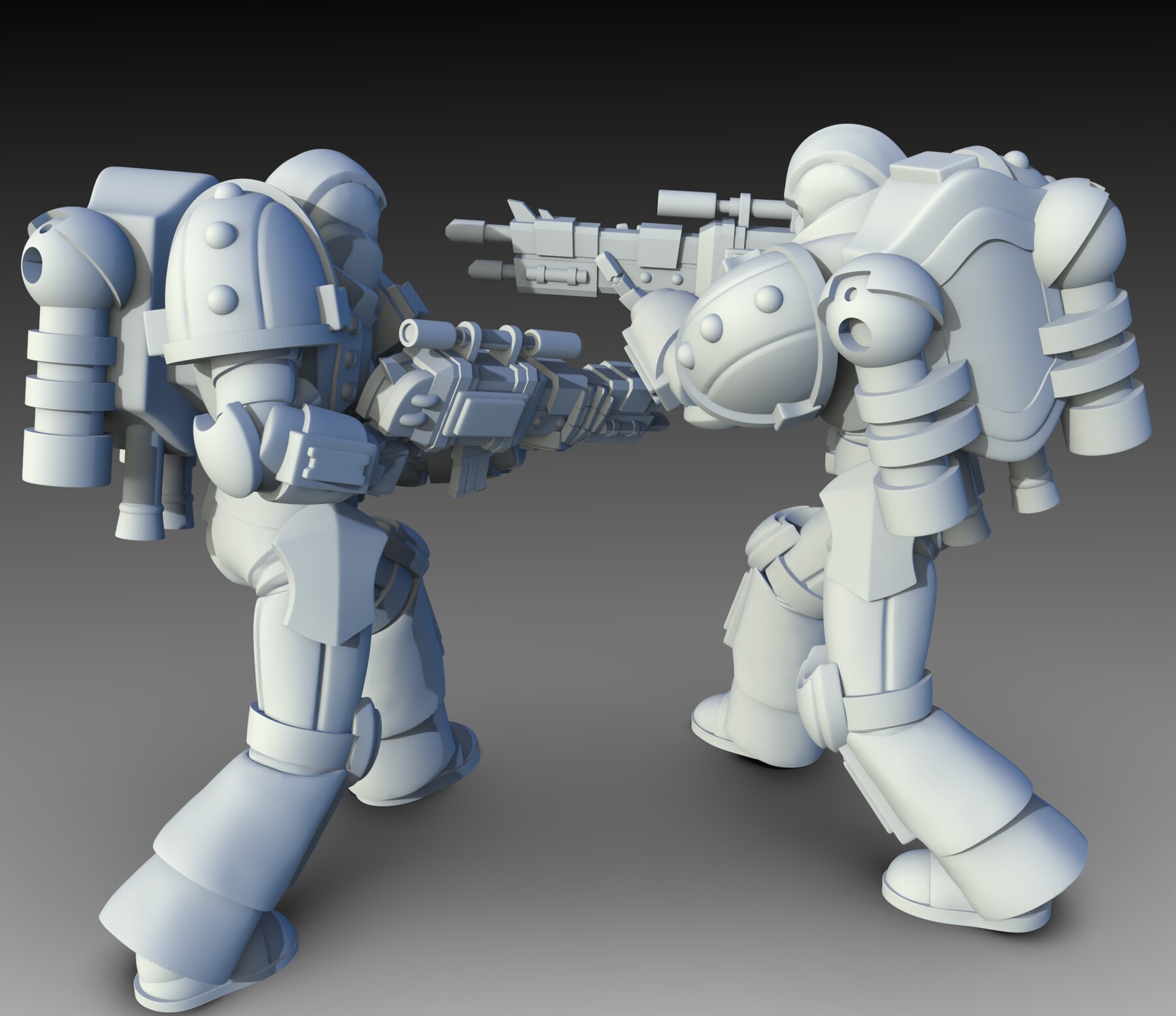 ArtStation - Planetary Raiders STL pre supported | Resources