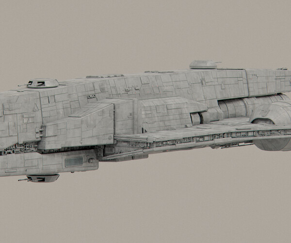 ArtStation - Gozanti-class Imperial Cruiser - Star Wars | Resources