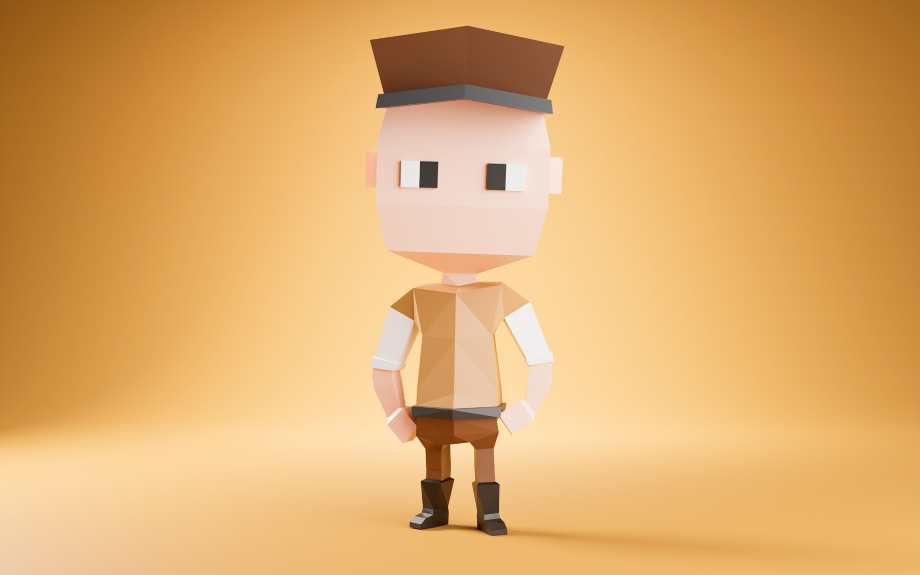 ArtStation - 3D Low Poly Characters Pack Of 3 - Marty, Lil Ricky, Jacob ...