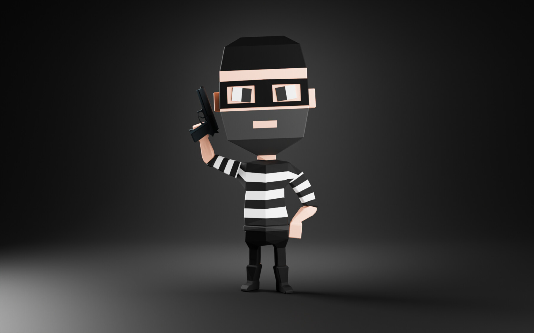 ArtStation - 3D Low Poly Characters Pack Of 5 - Marty, Lil Ricky, Jacob ...