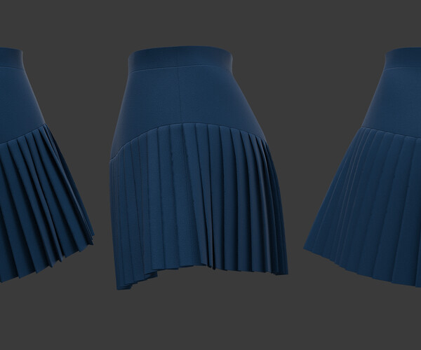 ArtStation - School uniform 2. Clo3d, Marvelous Designer projects. | Game Assets
