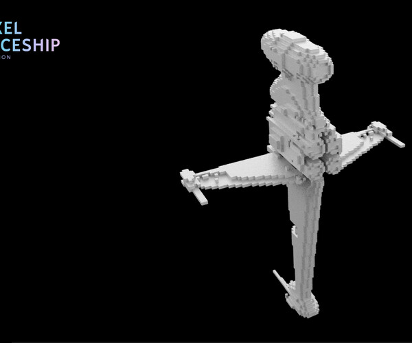 ArtStation - 3D VOXEL SPACESHIP Collection #4 | Resources