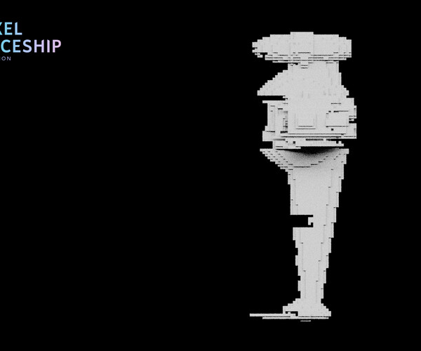 ArtStation - 3D VOXEL SPACESHIP Collection #4 | Resources