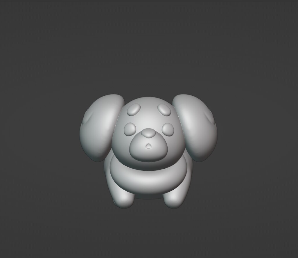 ArtStation - Fidough - 3D PRINT - Pokemon Scarlet | Violet | Resources