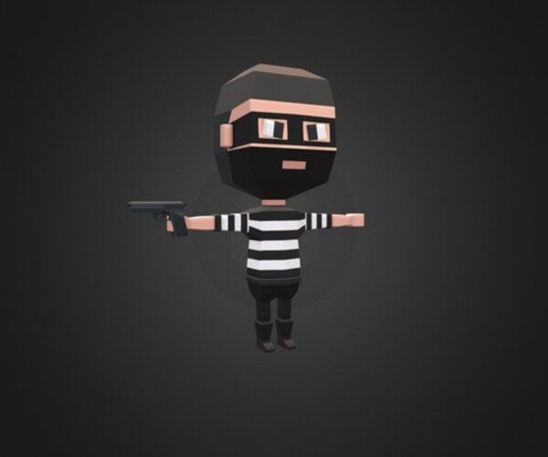 ArtStation - 3D Low Poly Characters Pack Of 3 - Marty, Lil Ricky, Jacob ...