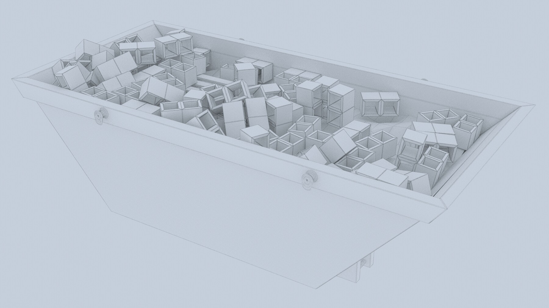 ArtStation - Industrial Container with concrete blocks VOL 2 | Game Assets