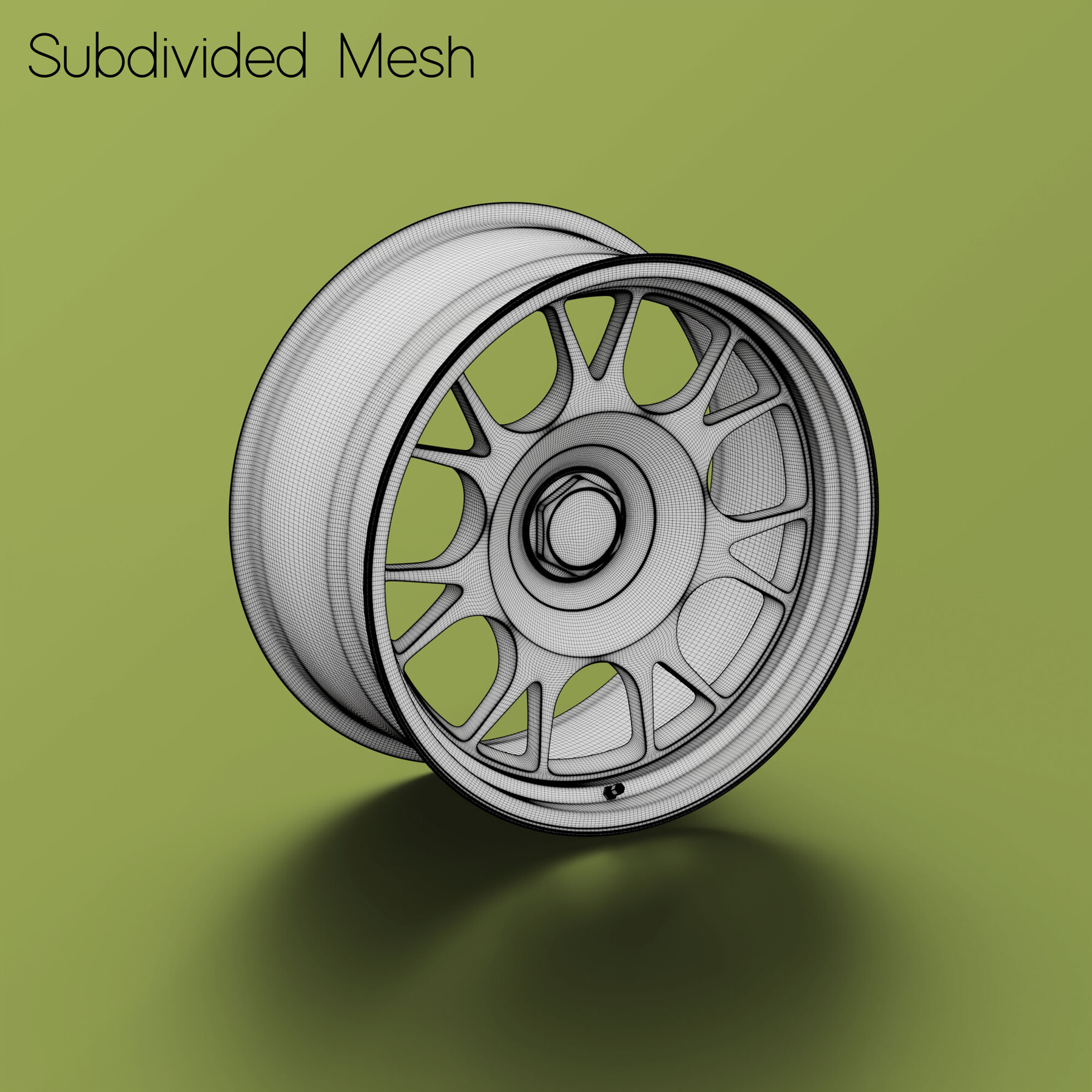ArtStation - Rotiform TUF-R (Option 3) Rim/Wheel 3D Model | Resources