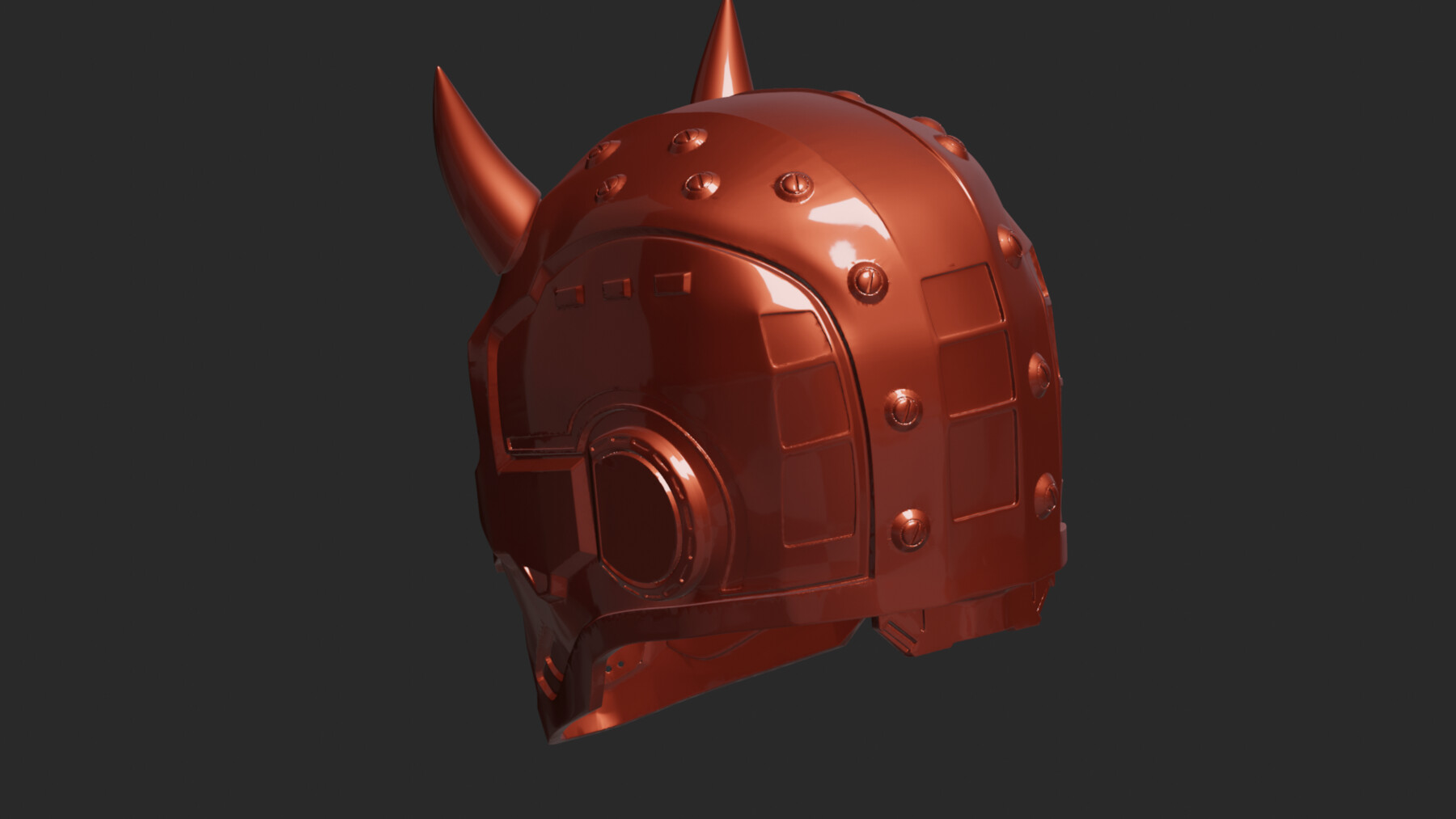 ArtStation - Printable Cyber Demon Helmet (STL) | Resources