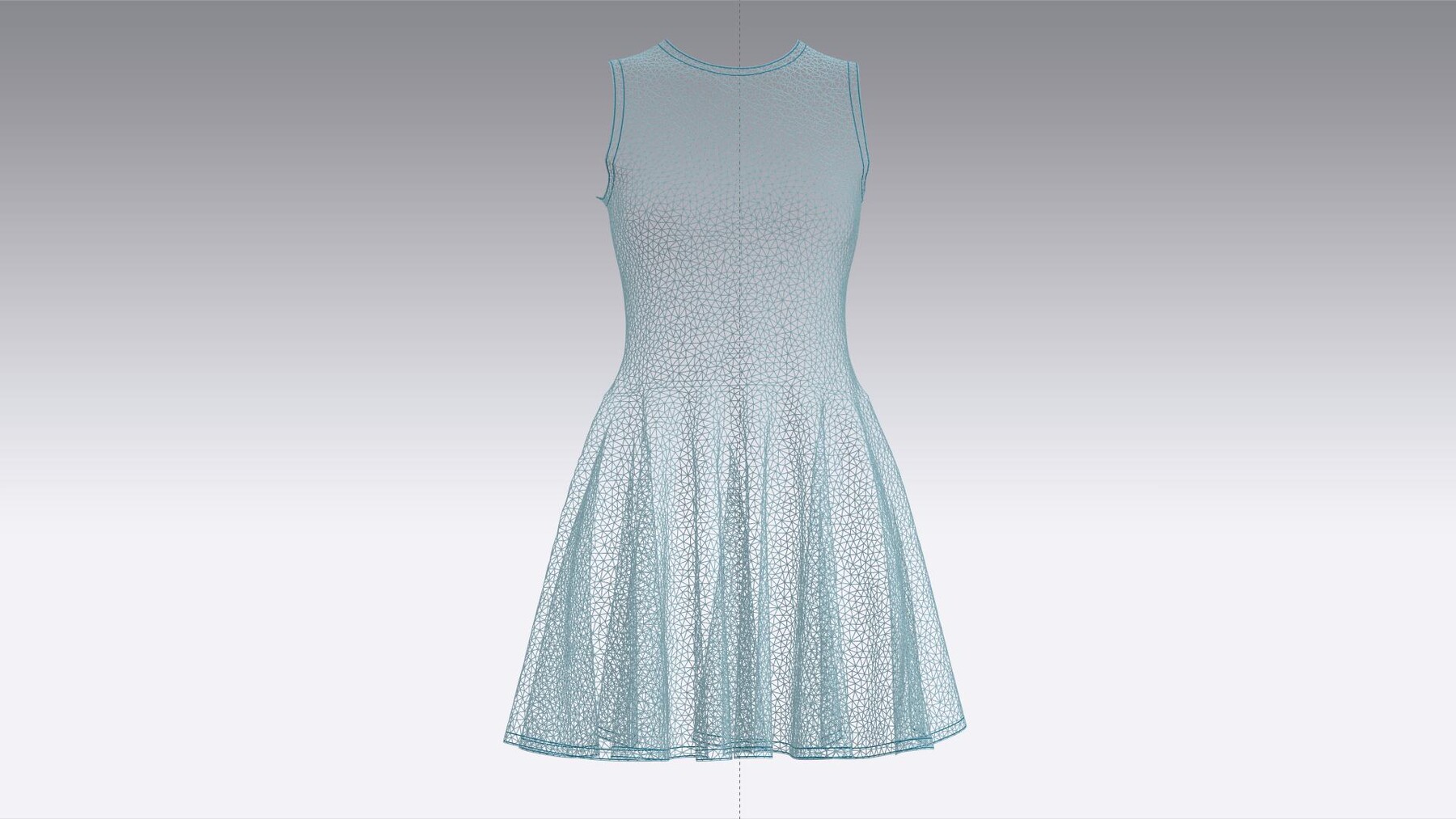 ArtStation - Knit Tunic with Circle Skirt, Marvelous Designer, Clo +obj ...