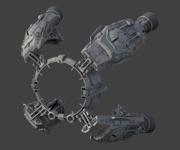 ArtStation - TIE Fighter Hyperdrive Ring | Game Assets
