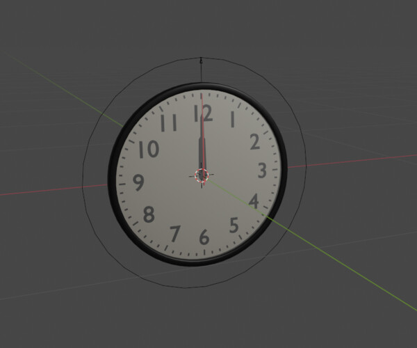 ArtStation - Rigged Wall Clock | Resources