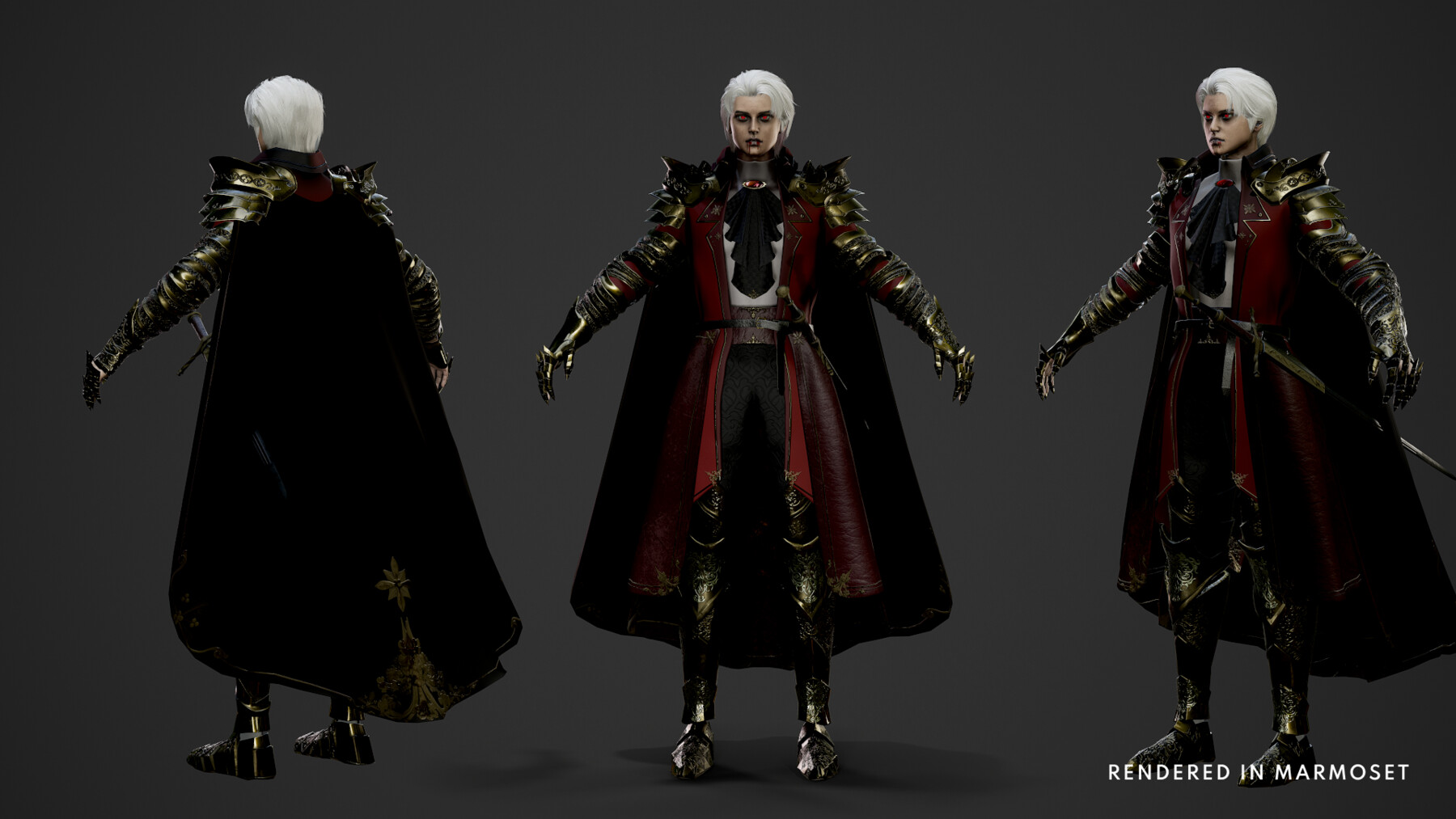 ArtStation - Vampire Knight Dracula | Game Assets