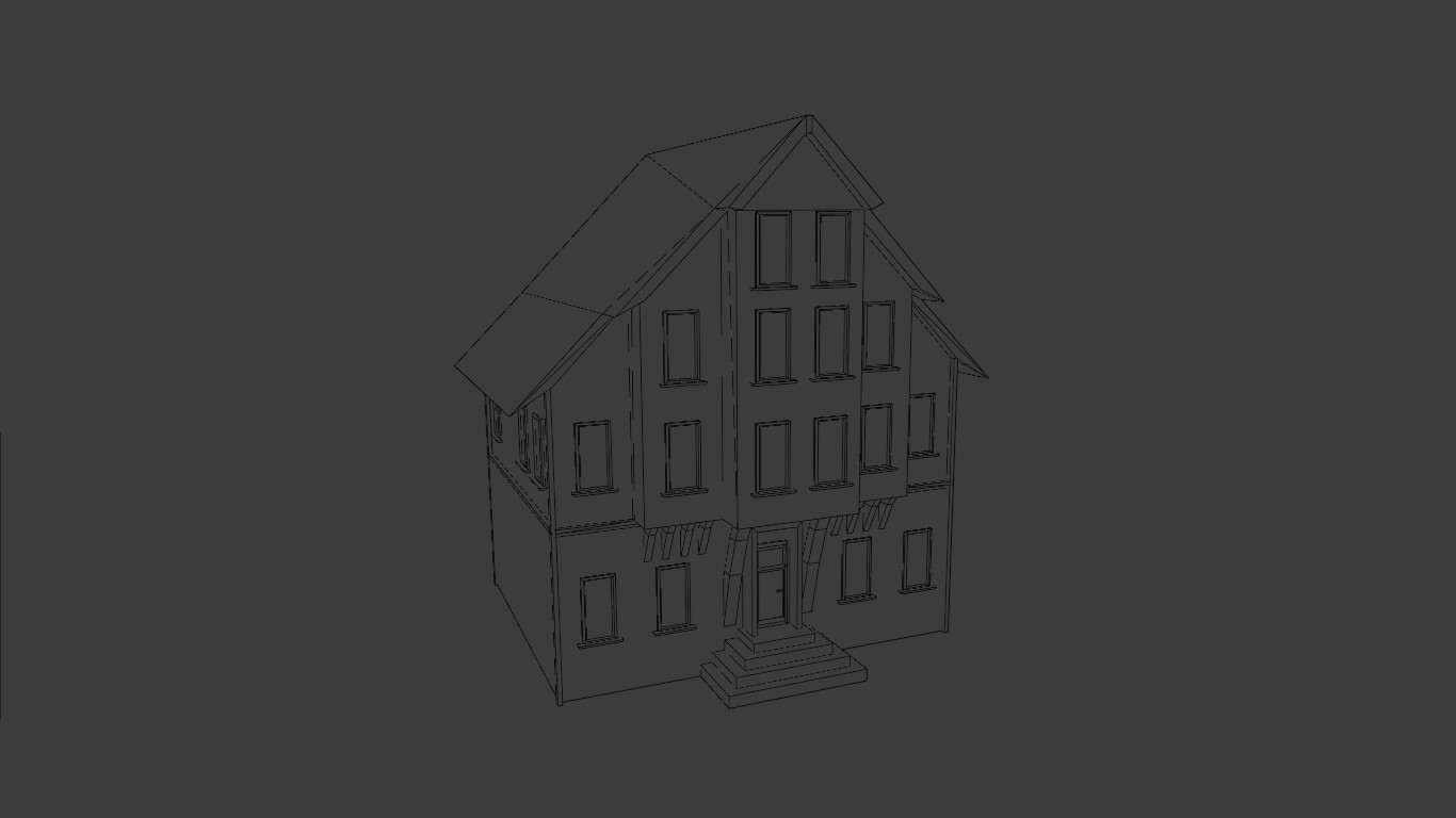 ArtStation - OLD WOODEN HOUSE LOW POLY GAME READY | Game Assets