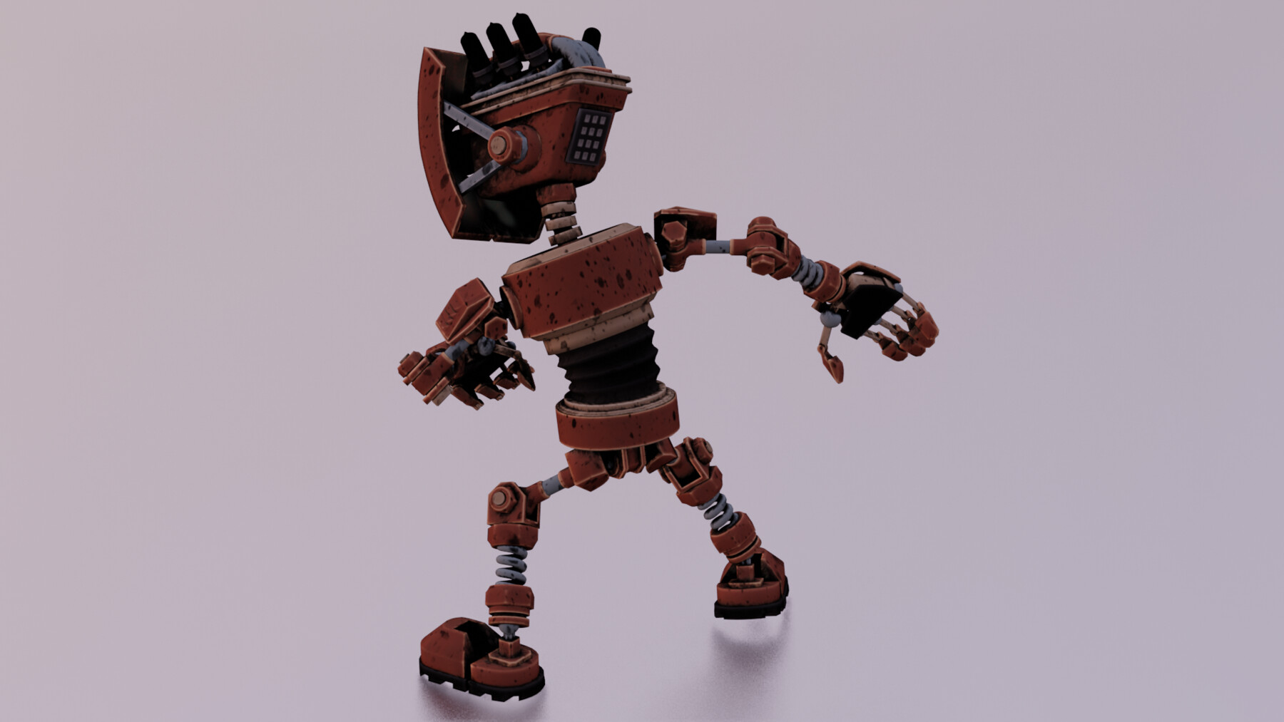 ArtStation - SCI FI ROBOT LOW POLY GAMEREADY | Game Assets