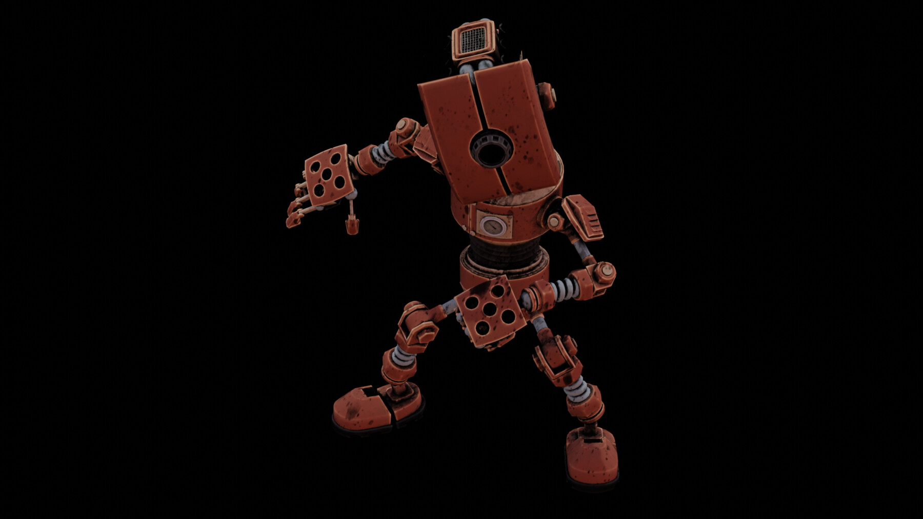 ArtStation - SCI FI ROBOT LOW POLY GAMEREADY | Game Assets