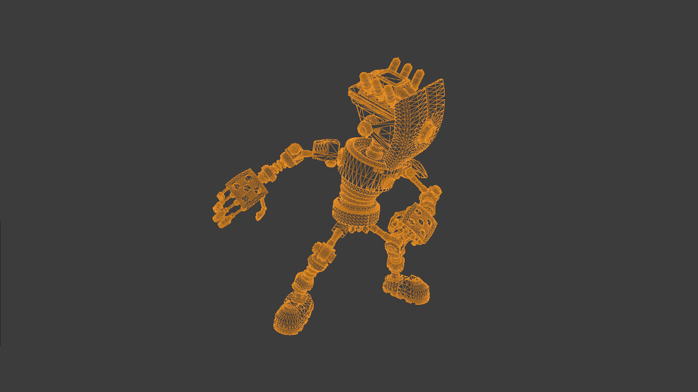 ArtStation - SCI FI ROBOT LOW POLY GAMEREADY | Game Assets