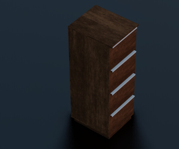 ArtStation - WOODEN DRAWER LOW POLY GAMEREADY | Game Assets