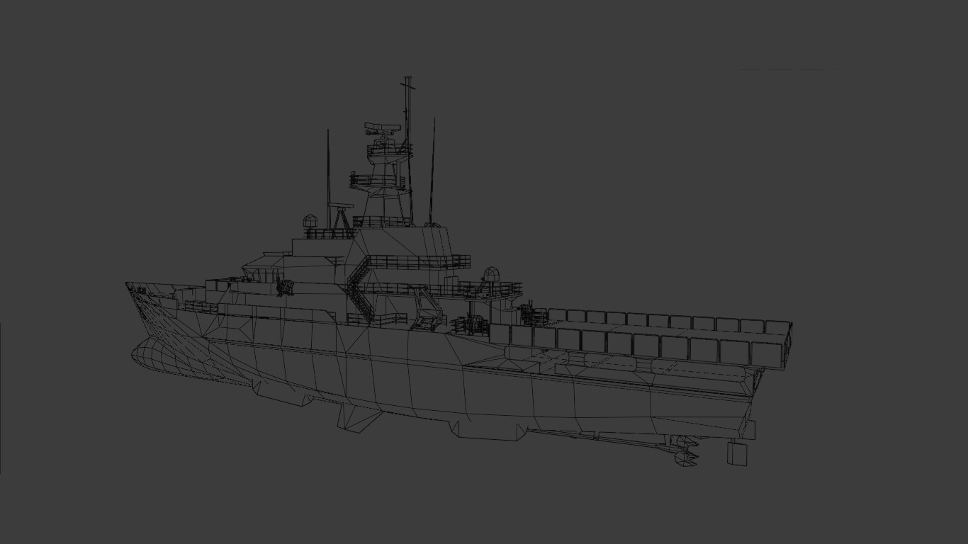 ArtStation - HMS CYCLE SHIP LOW POLY GAME READY | Game Assets