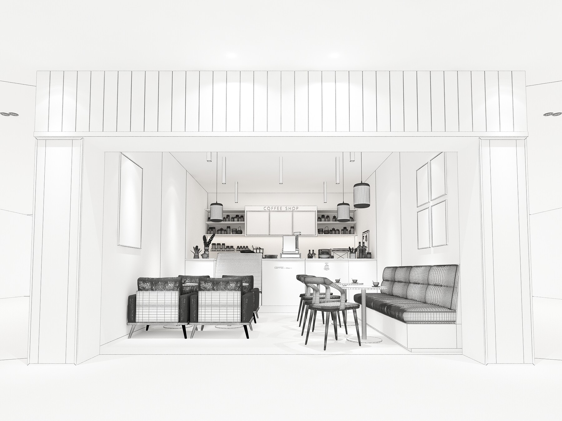 ArtStation - Coffee Shop - Restaurant - 021 | Resources