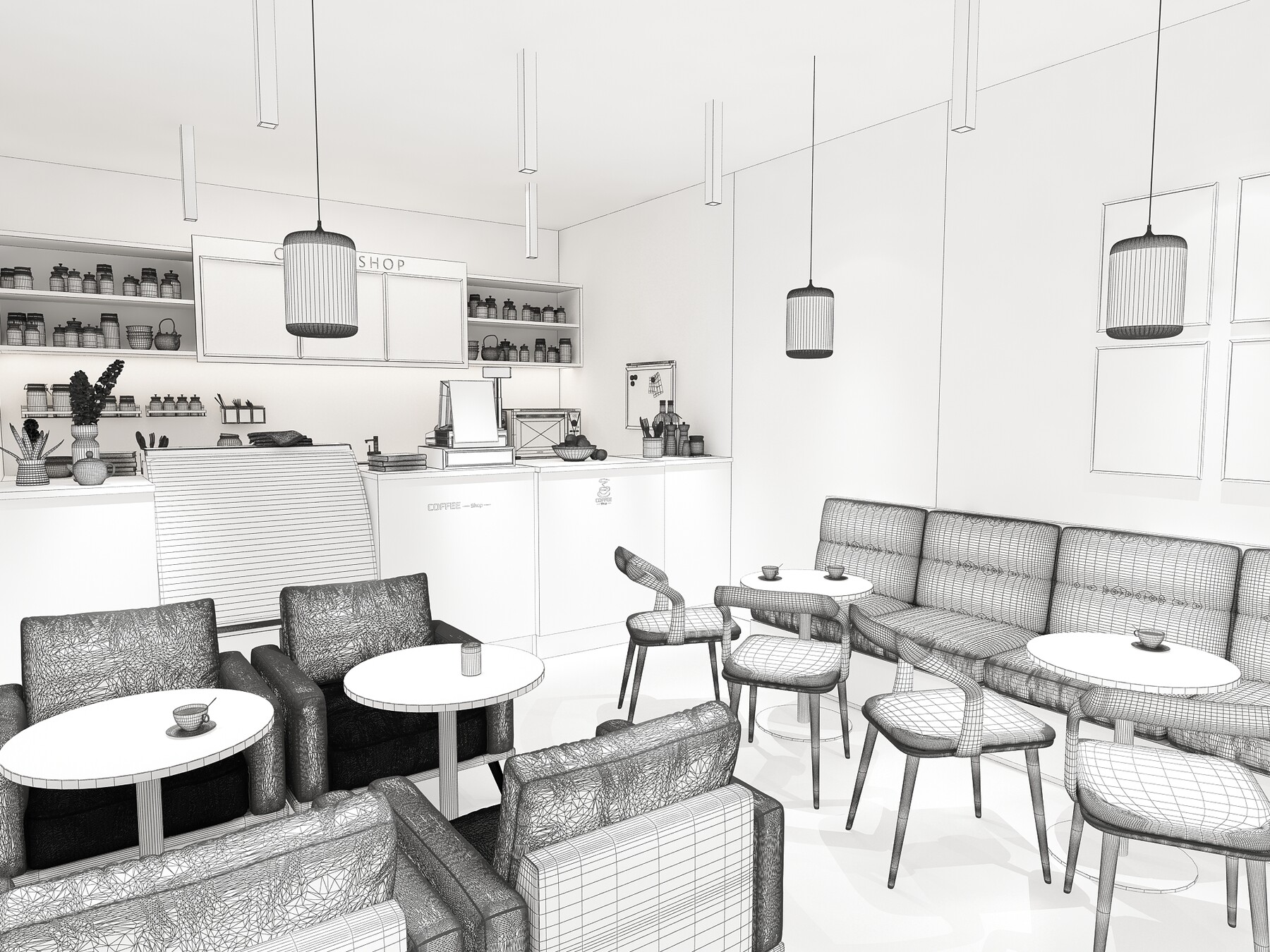 ArtStation - Coffee Shop - Restaurant - 021 | Resources