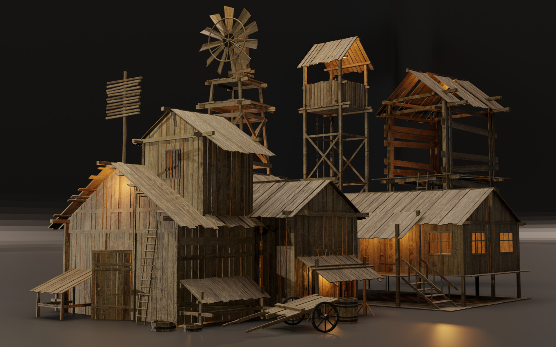 ArtStation - 100+medieval house & asset pack vol 02 | Game Assets