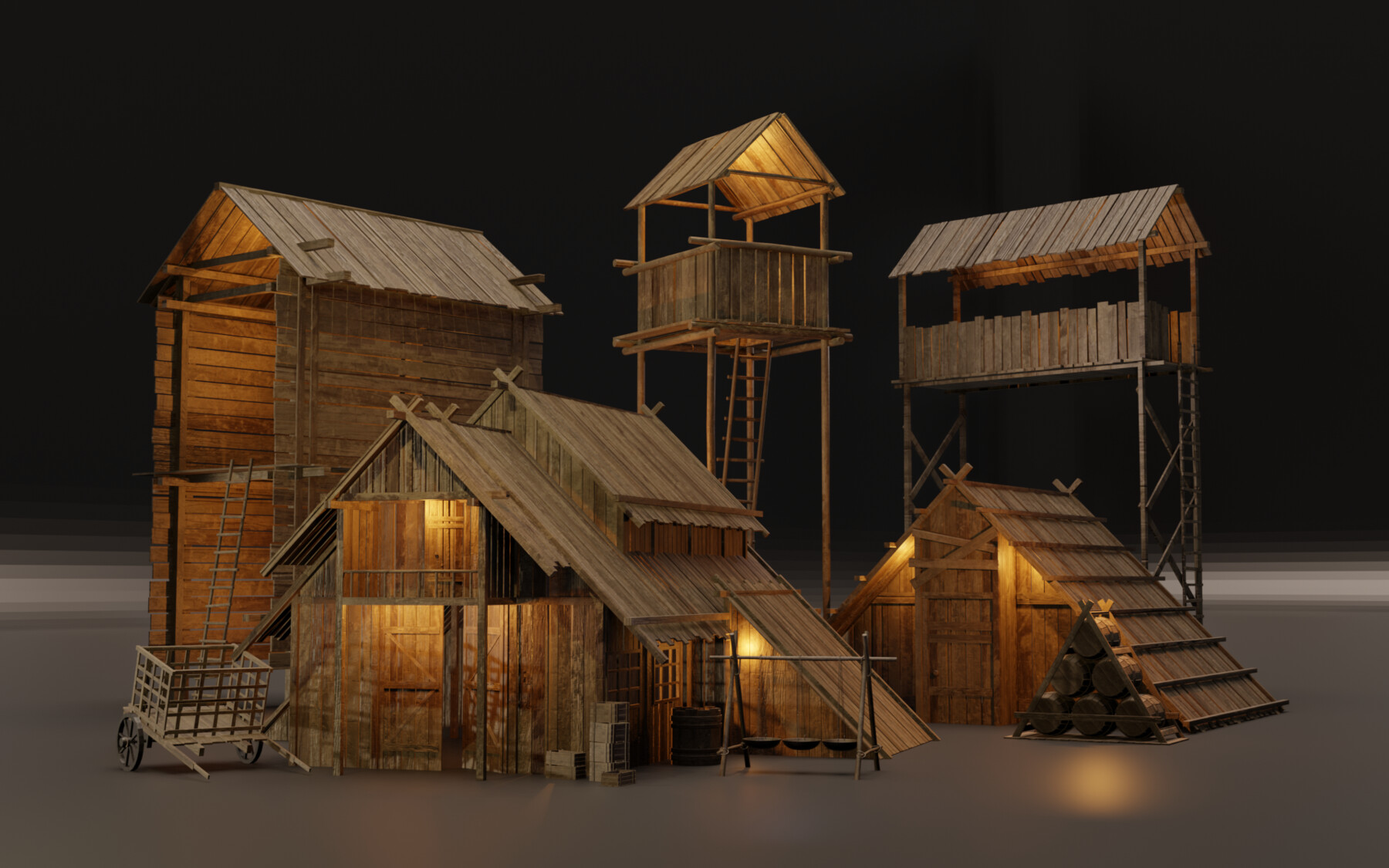 ArtStation - 100+medieval house & asset pack vol 02 | Game Assets
