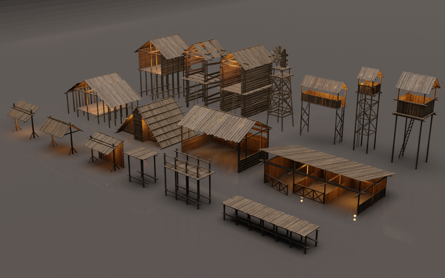ArtStation - 100+medieval house & asset pack vol 02 | Game Assets