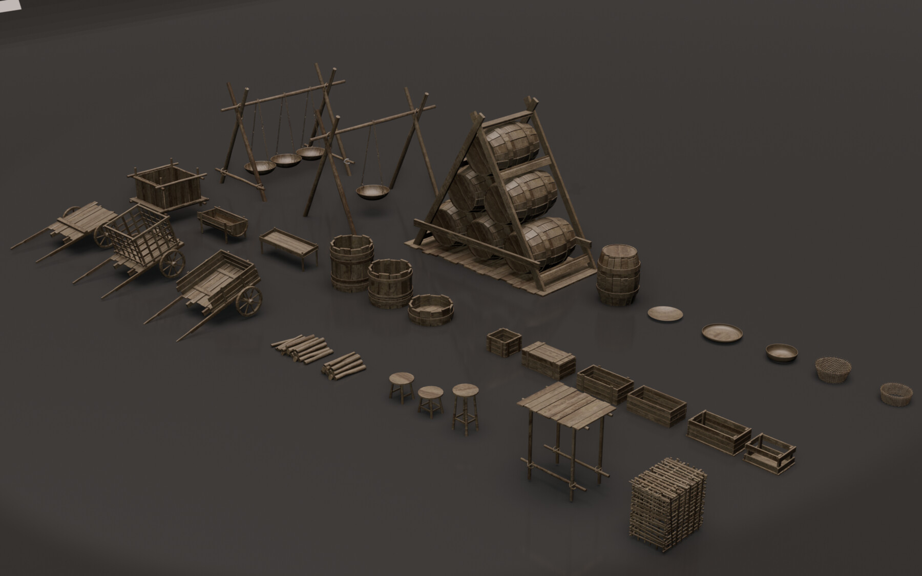 ArtStation - 100+medieval house & asset pack vol 02 | Game Assets