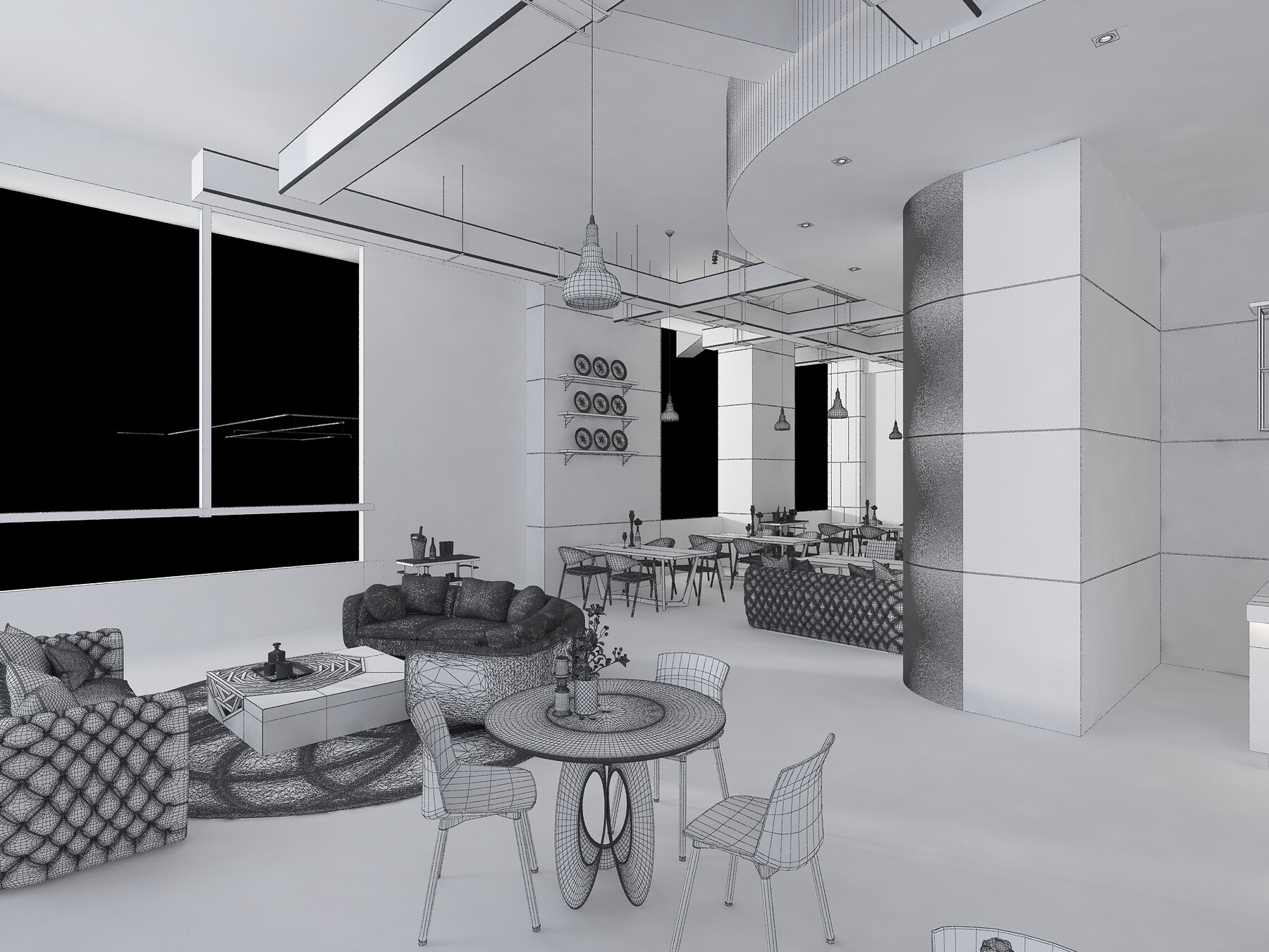 ArtStation - Coffee Shop - Restaurant - 030 | Resources