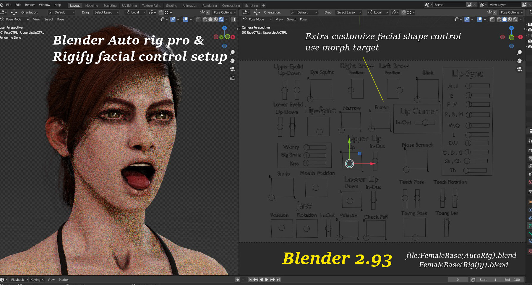 ArtStation - Female Base character(Rig) | Game Assets