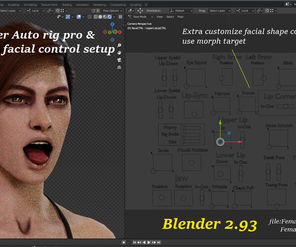 ArtStation - Female Base character(Rig) | Game Assets