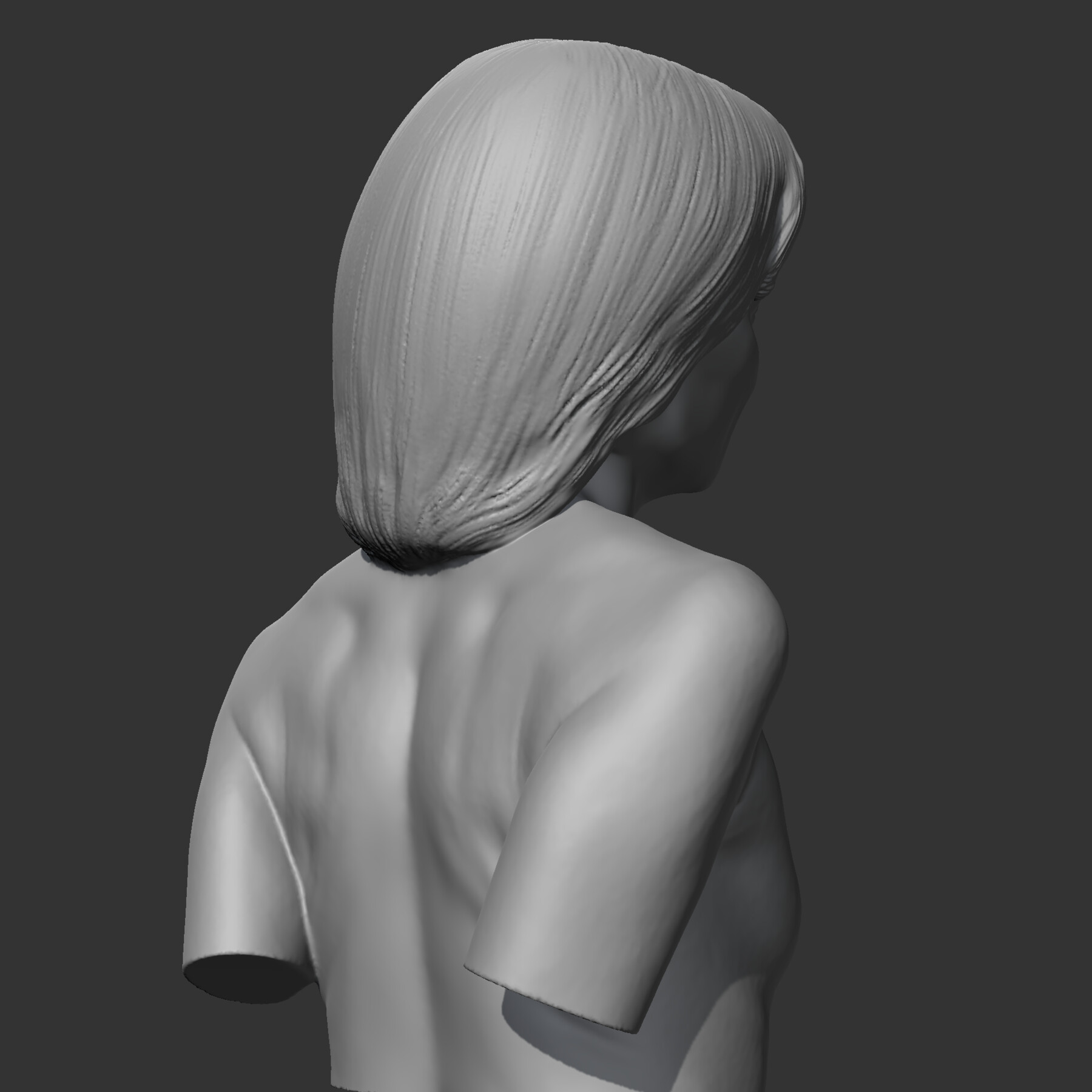 ArtStation - CH girl bust H 3D print model | Resources