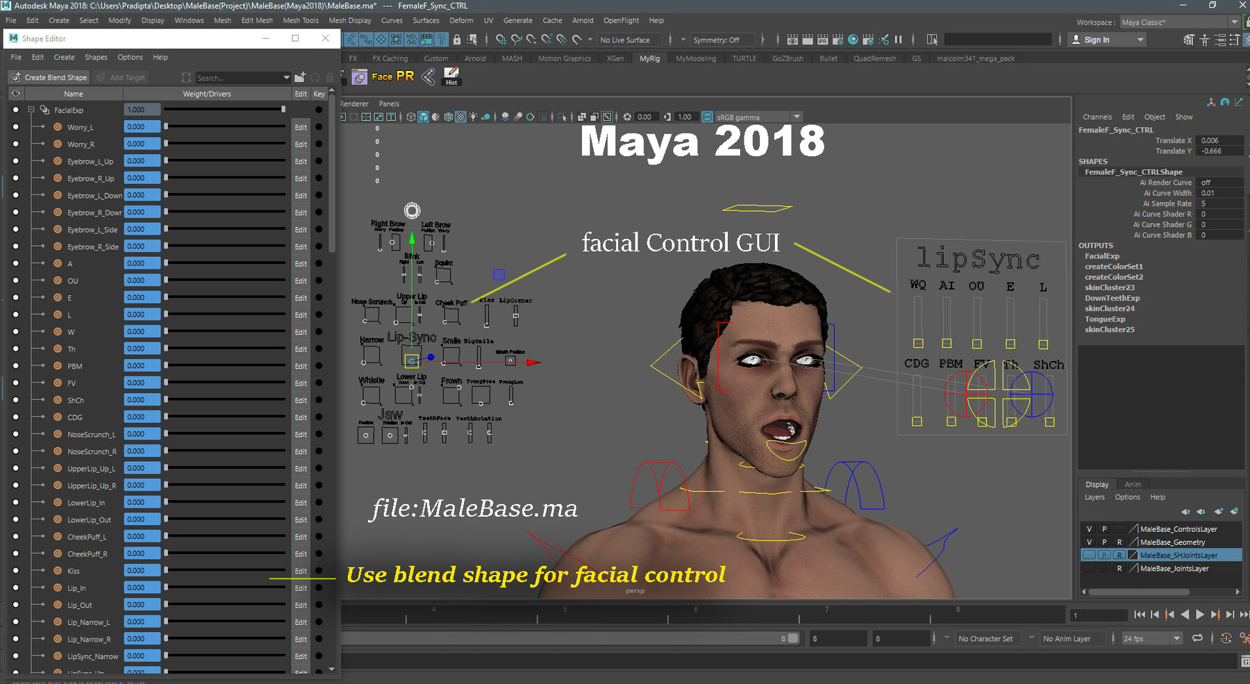 ArtStation - Male Base character(Rig) | Game Assets