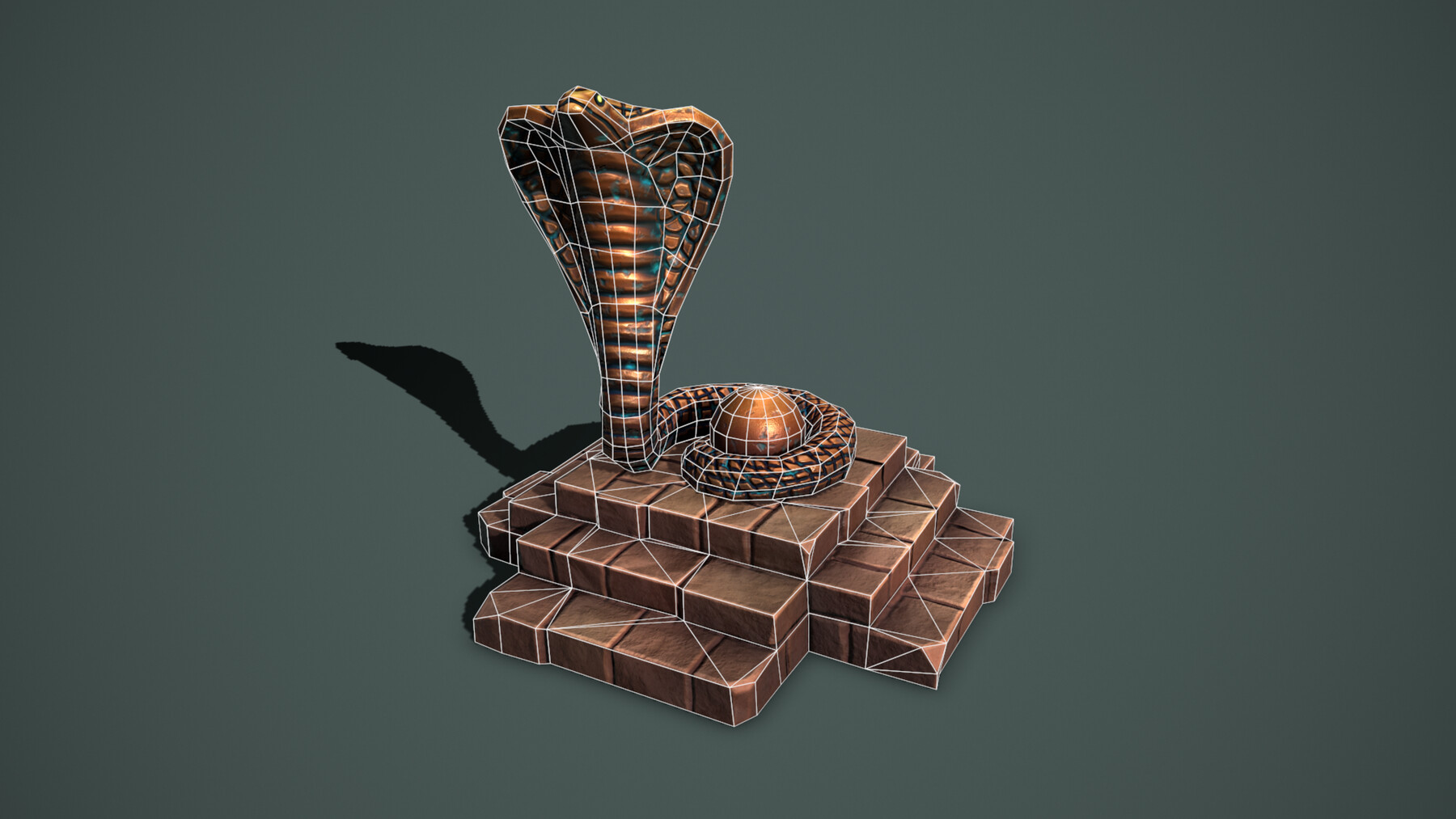 ArtStation - Statue snake | Game Assets