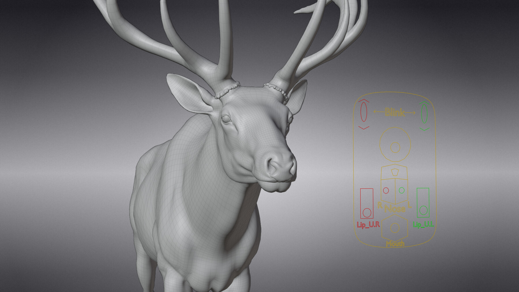ArtStation - Male Elk Animated | VFX Grace | Game Assets