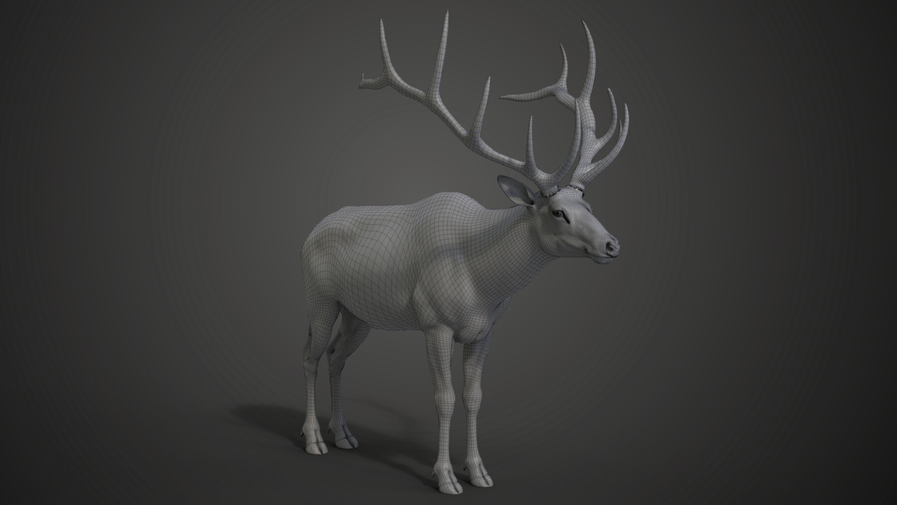 ArtStation - Male Elk Animated | VFX Grace | Game Assets