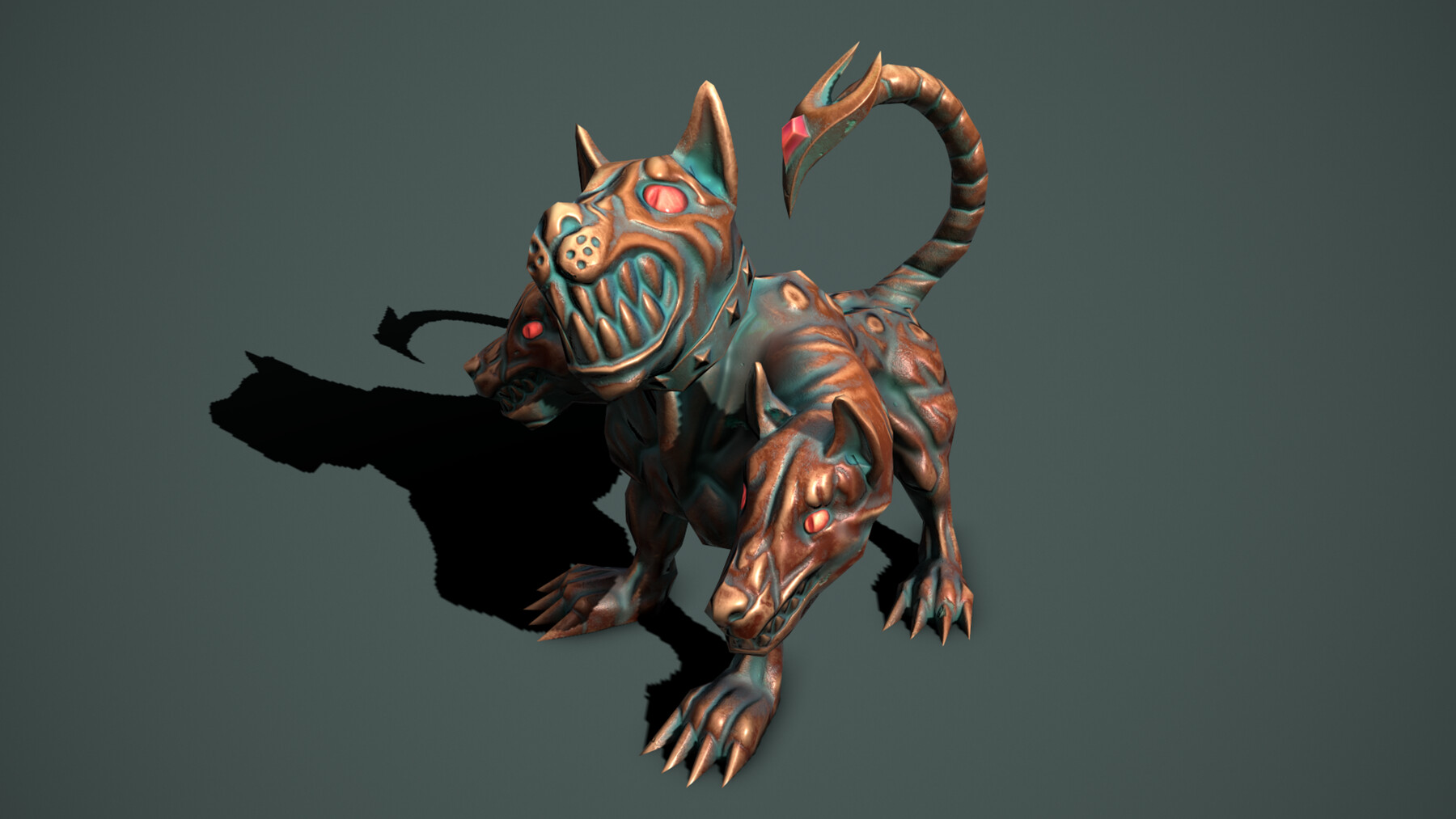 ArtStation - Statue cerberus | Game Assets