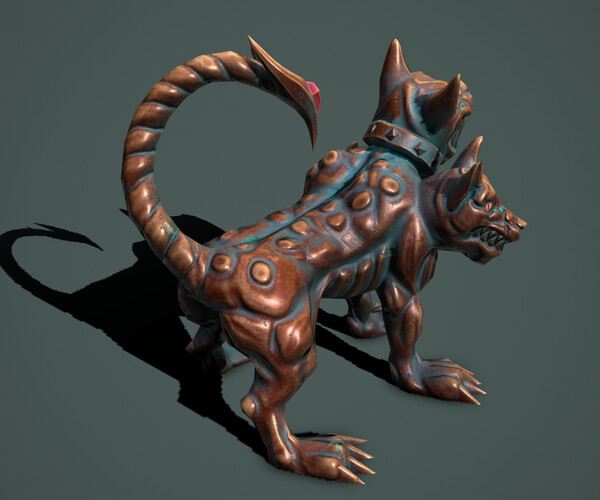 ArtStation - Statue cerberus | Game Assets