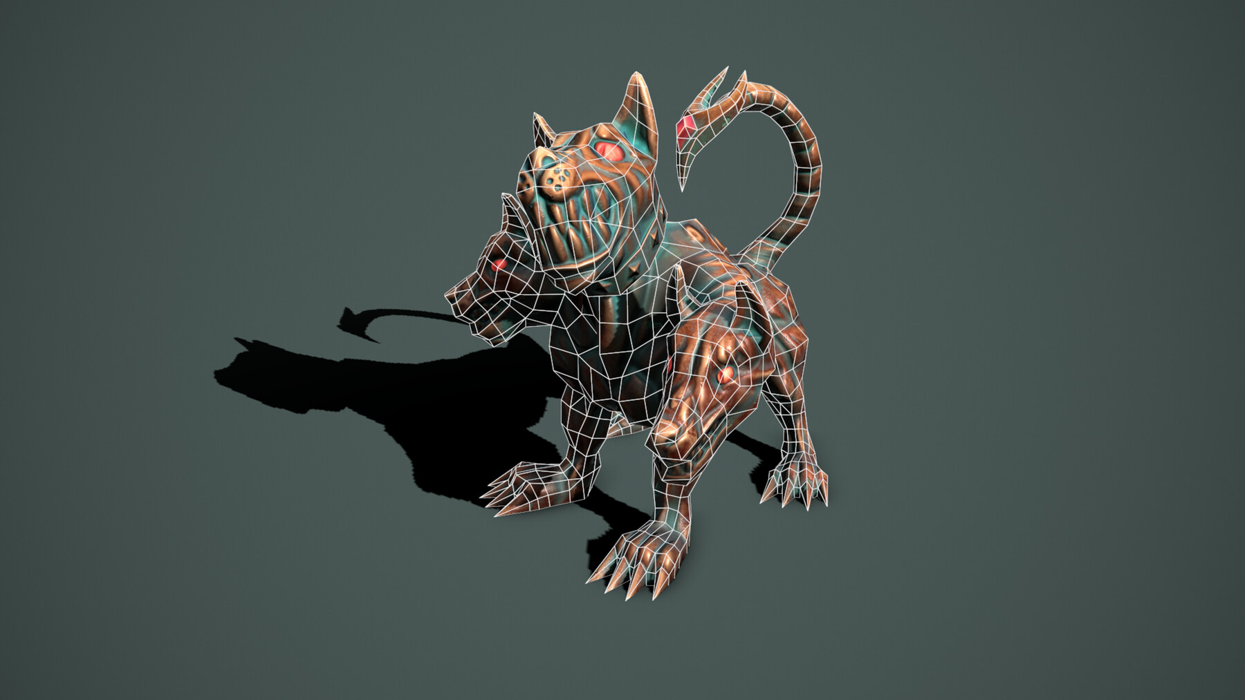 ArtStation - Statue cerberus | Game Assets