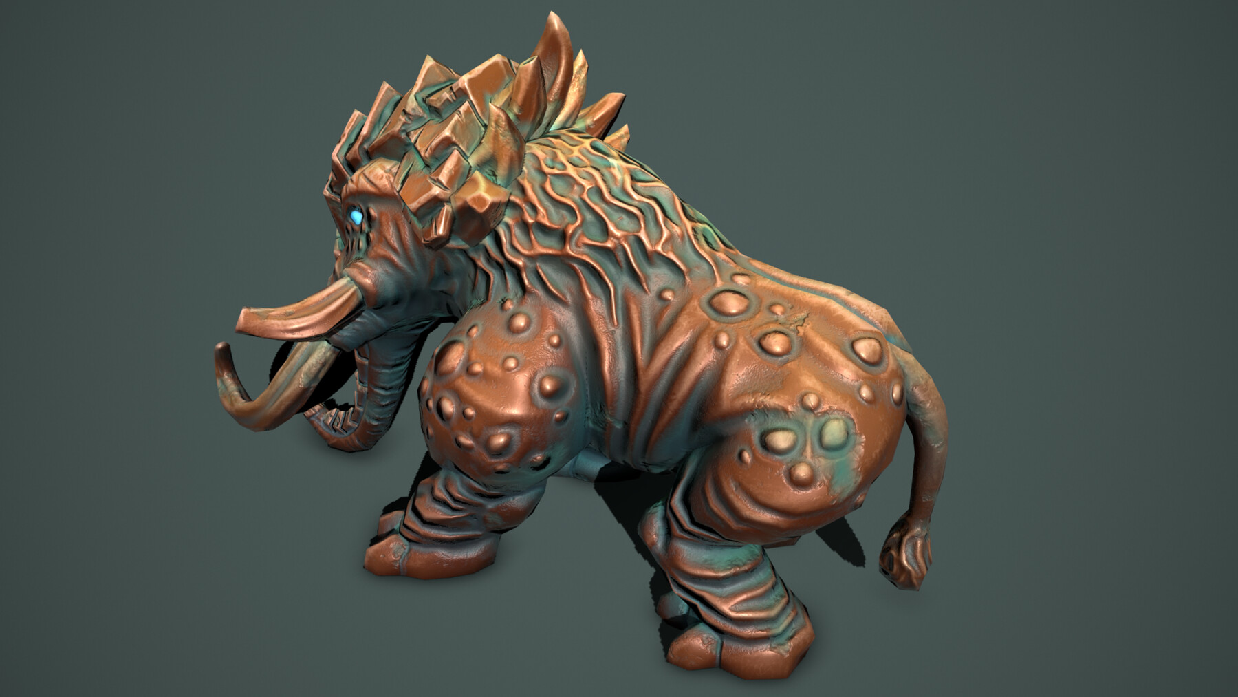 ArtStation - Statue mammoth | Game Assets