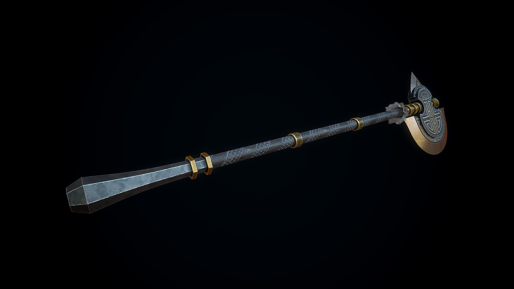 ArtStation - Chinese Great Axe | Game Assets