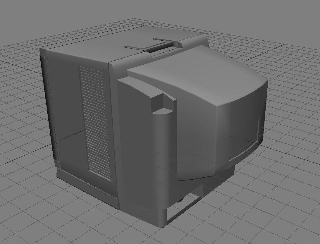 ArtStation - CRT TV 3D Model Collection | Game Assets