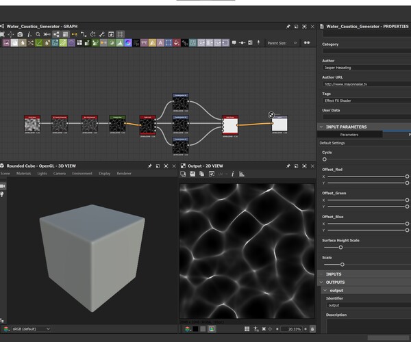 ArtStation - Water Caustics Generator | Resources